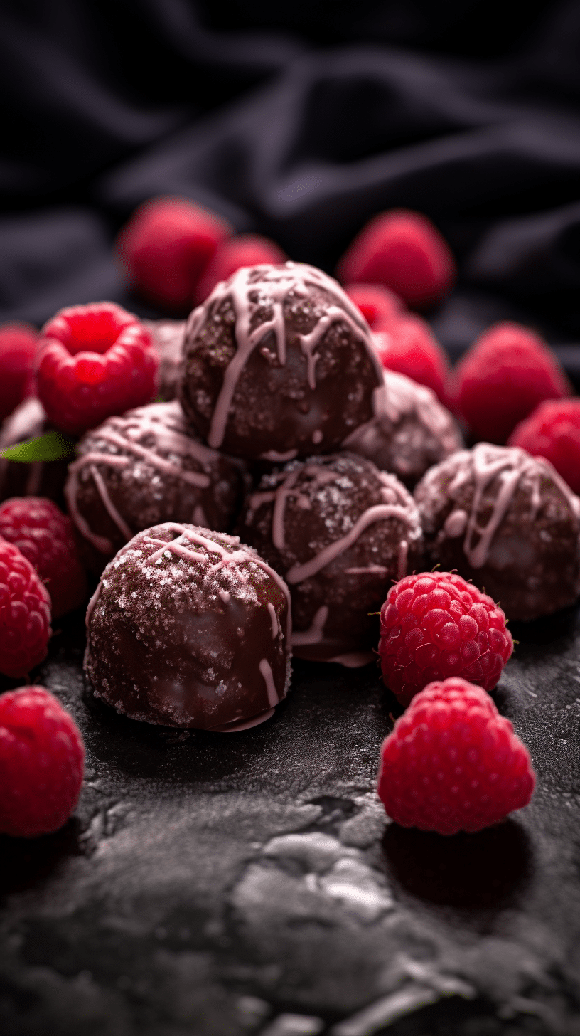 Chocolate Covered Raspberry Bites [50 Minutes] - Chasety