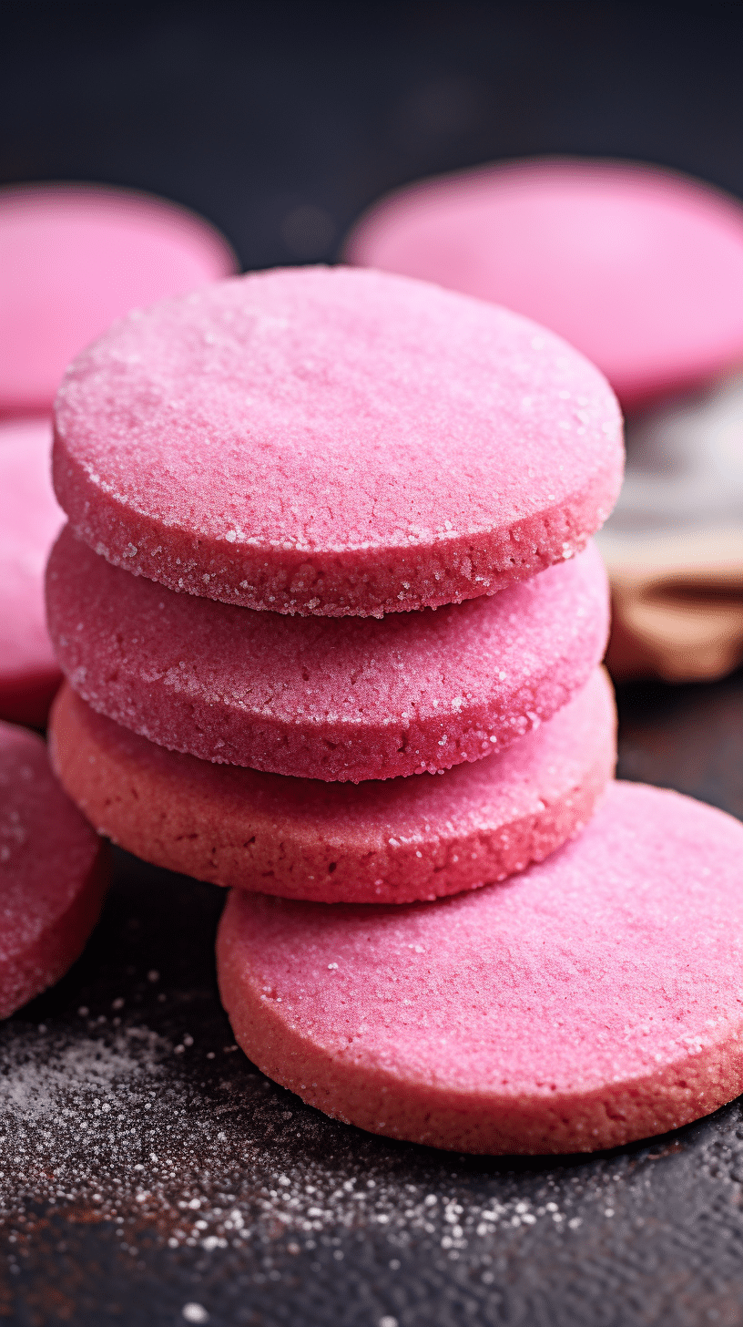 Pink Sugar Cookies [25 Minutes] - Chasety