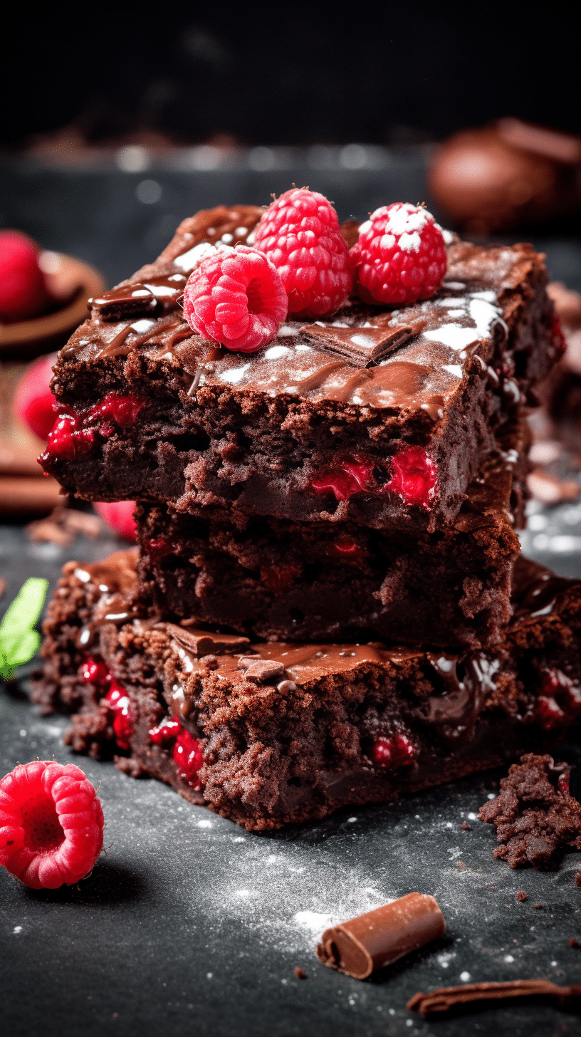 Raspberry Chocolate Brownies [45 Minutes] – Chasety