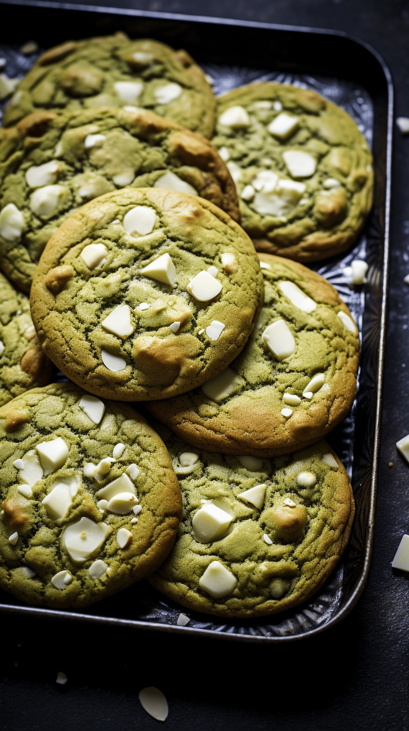 Matcha White Chocolate Cookies [32 Minutes] – Chasety