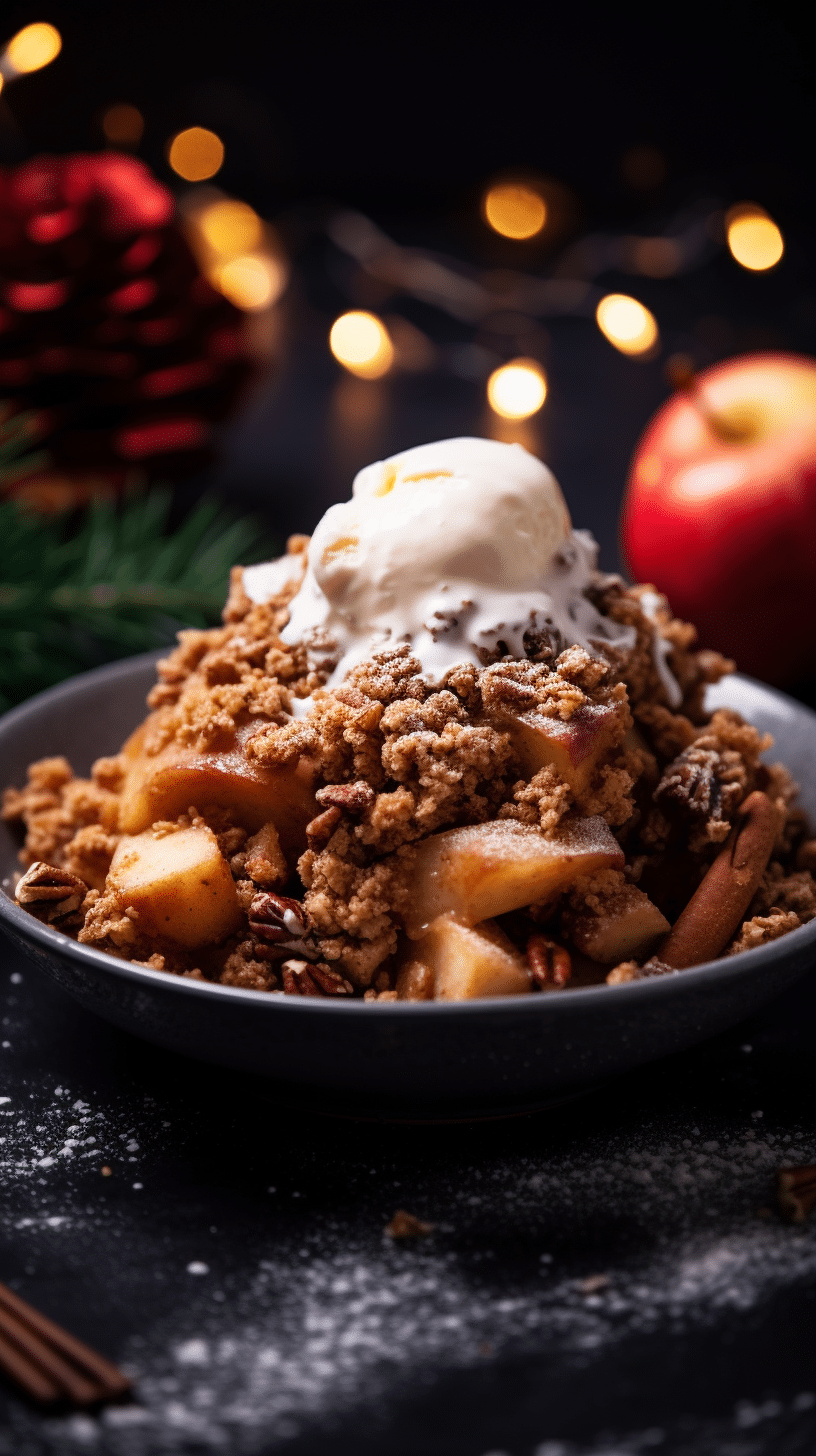 Gingerbread Apple Crisp [75 Minutes] - Chasety