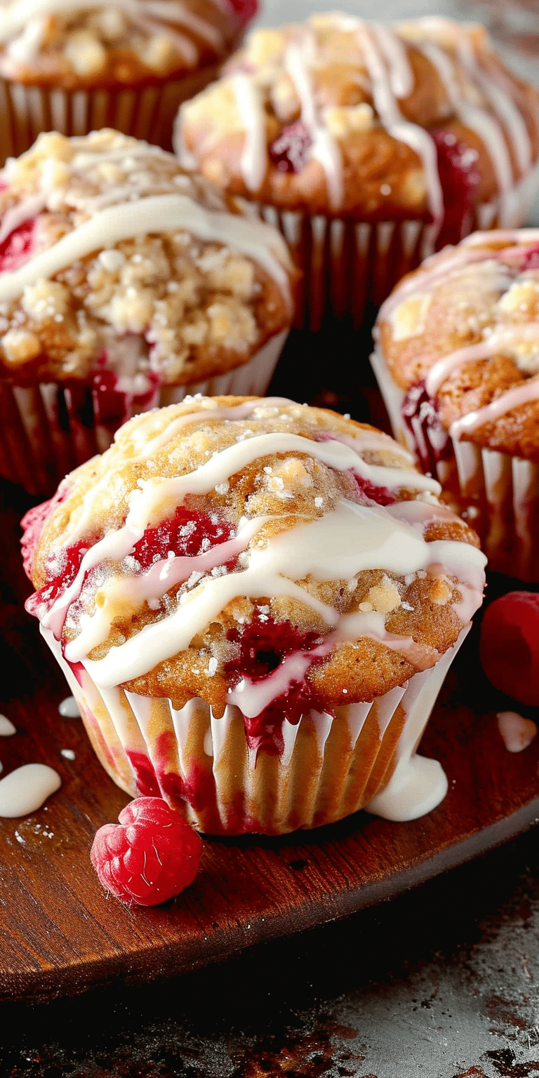 White Chocolate Raspberry Muffins [35 Minutes] – Chasety