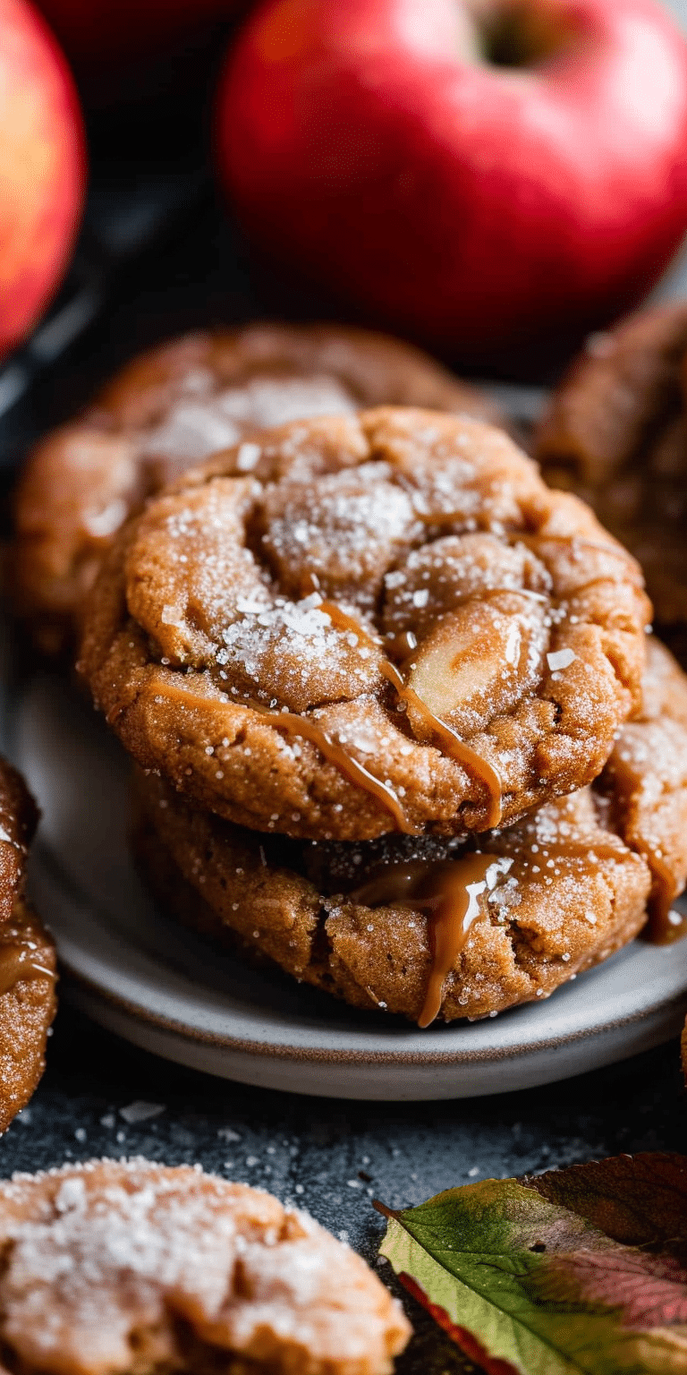 Caramel Apple Cider Cookies [35 Minutes] - Chasety