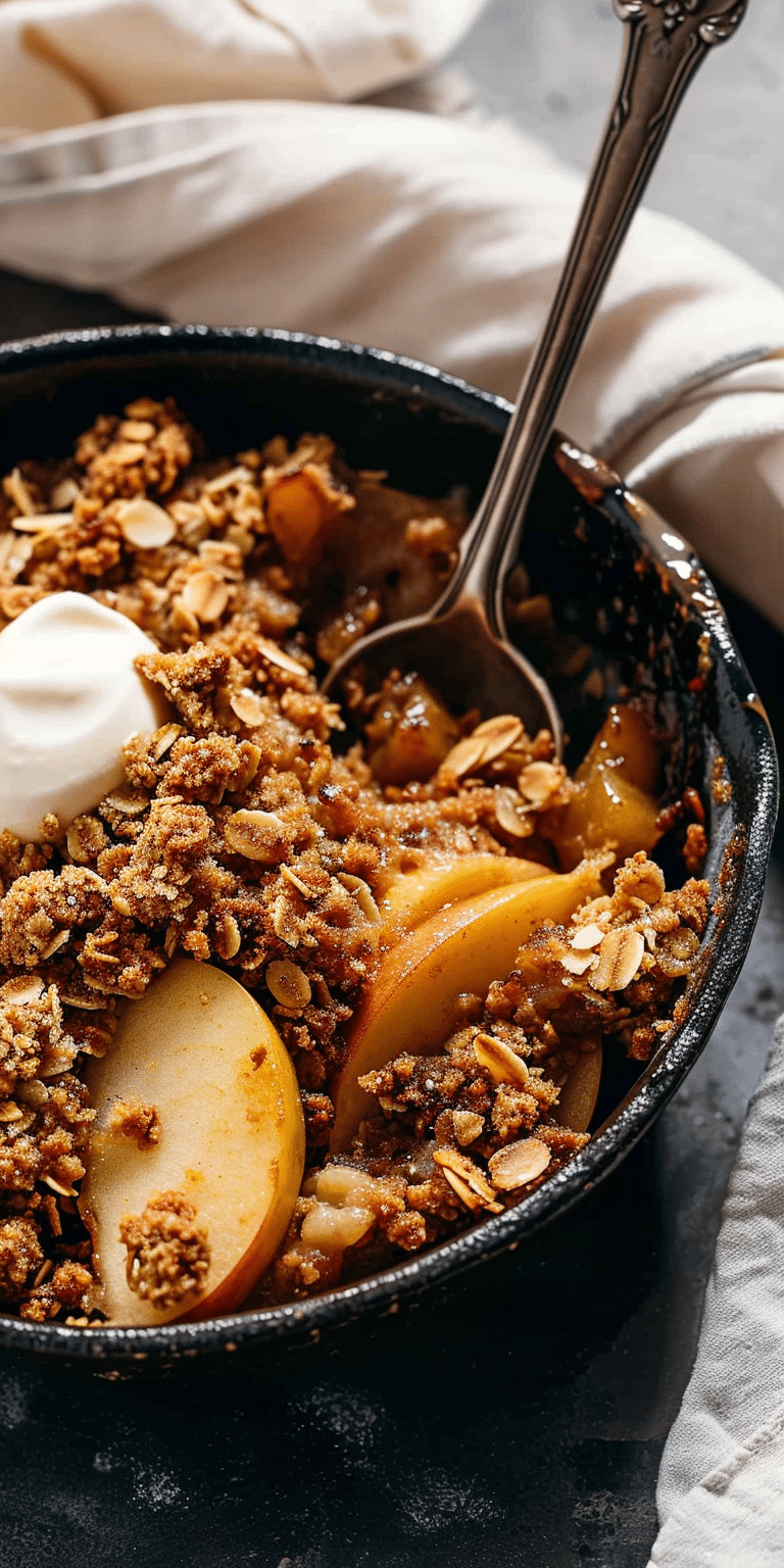 Gingerbread Apple Crisp [75 Minutes] - Chasety