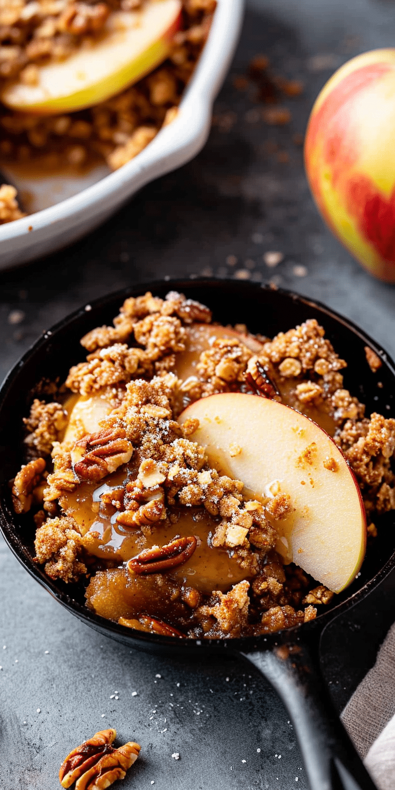 Maple Pecan Apple Crisp [60 Minutes] - Chasety