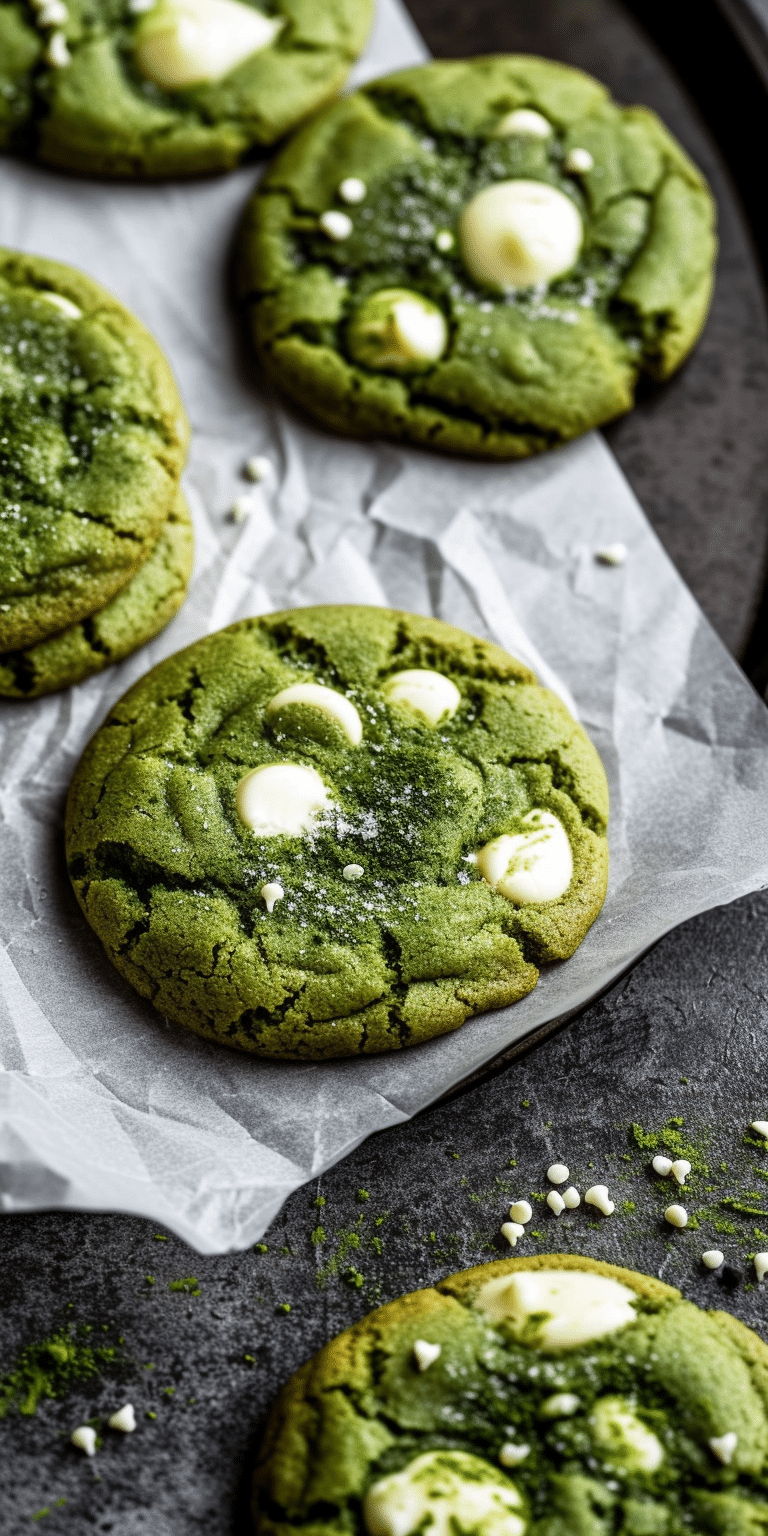 Matcha White Chocolate Cookies [32 Minutes] – Chasety