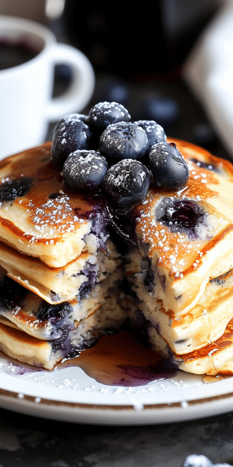 Blueberry Pancakes [20 Minutes] - Chasety