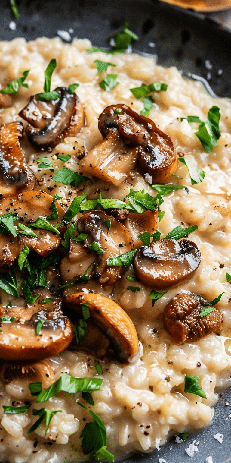 Chicken & Mushroom Risotto [40 Minutes] - Chasety