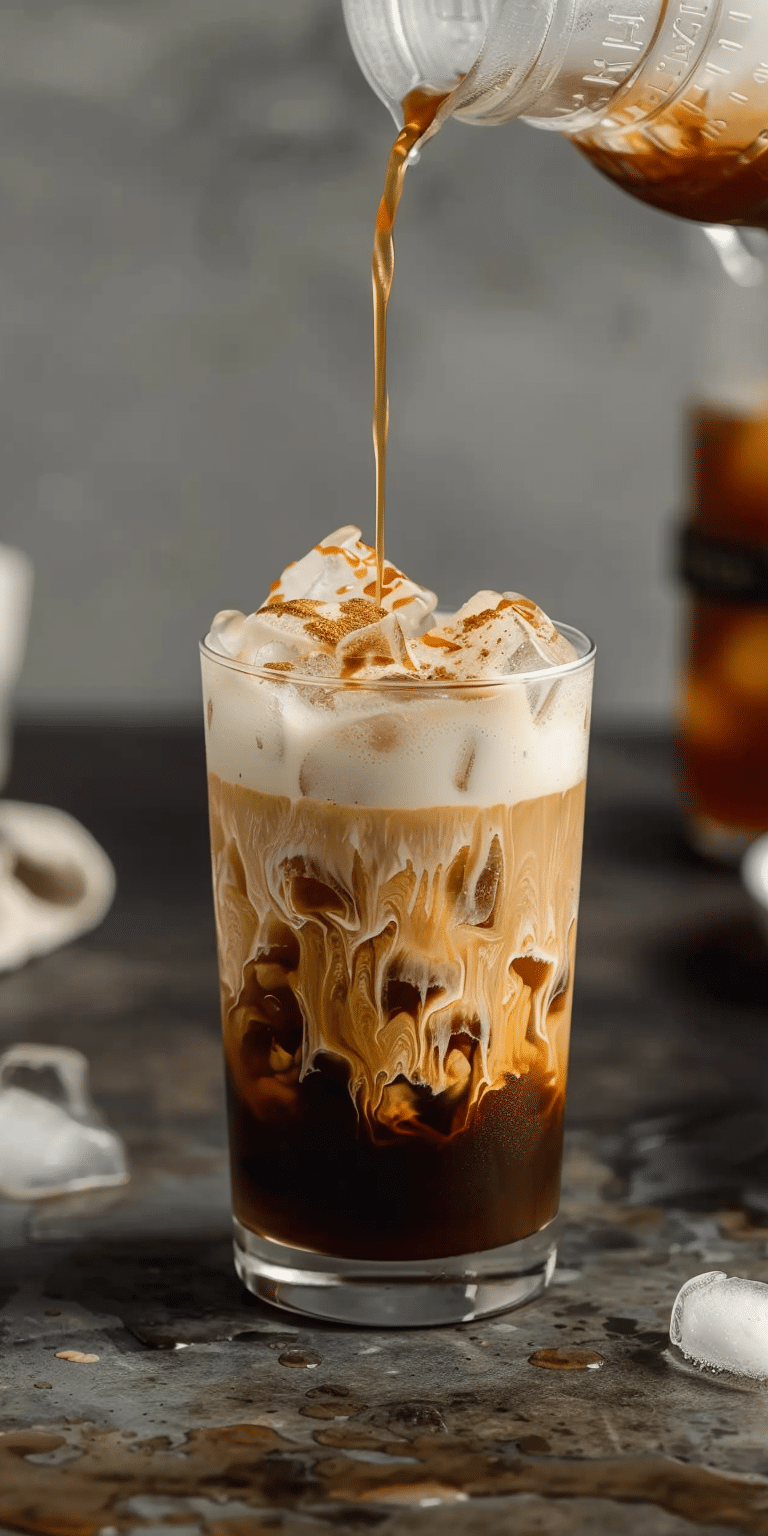 Caramel Hazelnut Iced Coffee [10 Minutes] - Chasety