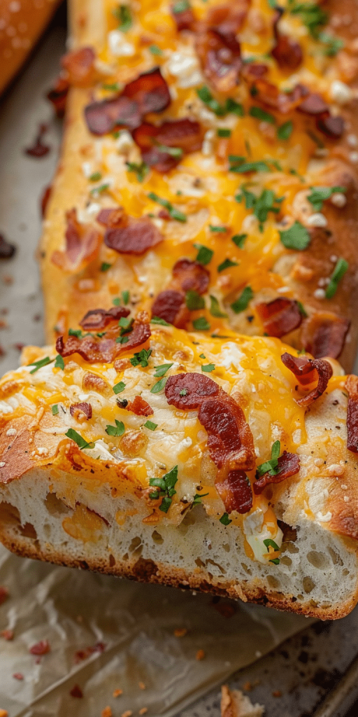 Cheesy Bacon Ranch Bread [25 Minutes] - Chasety