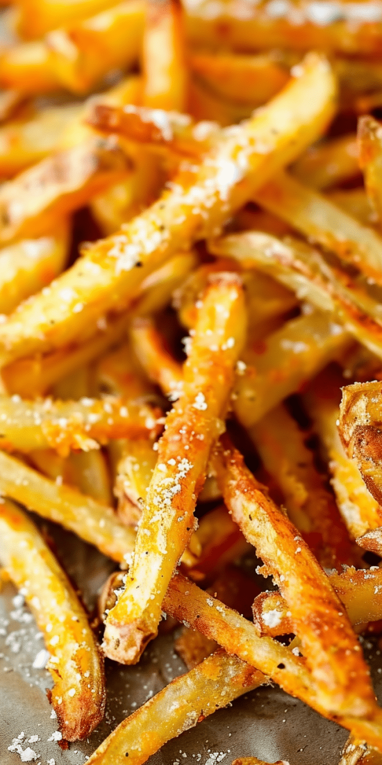 Oven Baked Parmesan French Fries [45 Minutes] - Chasety