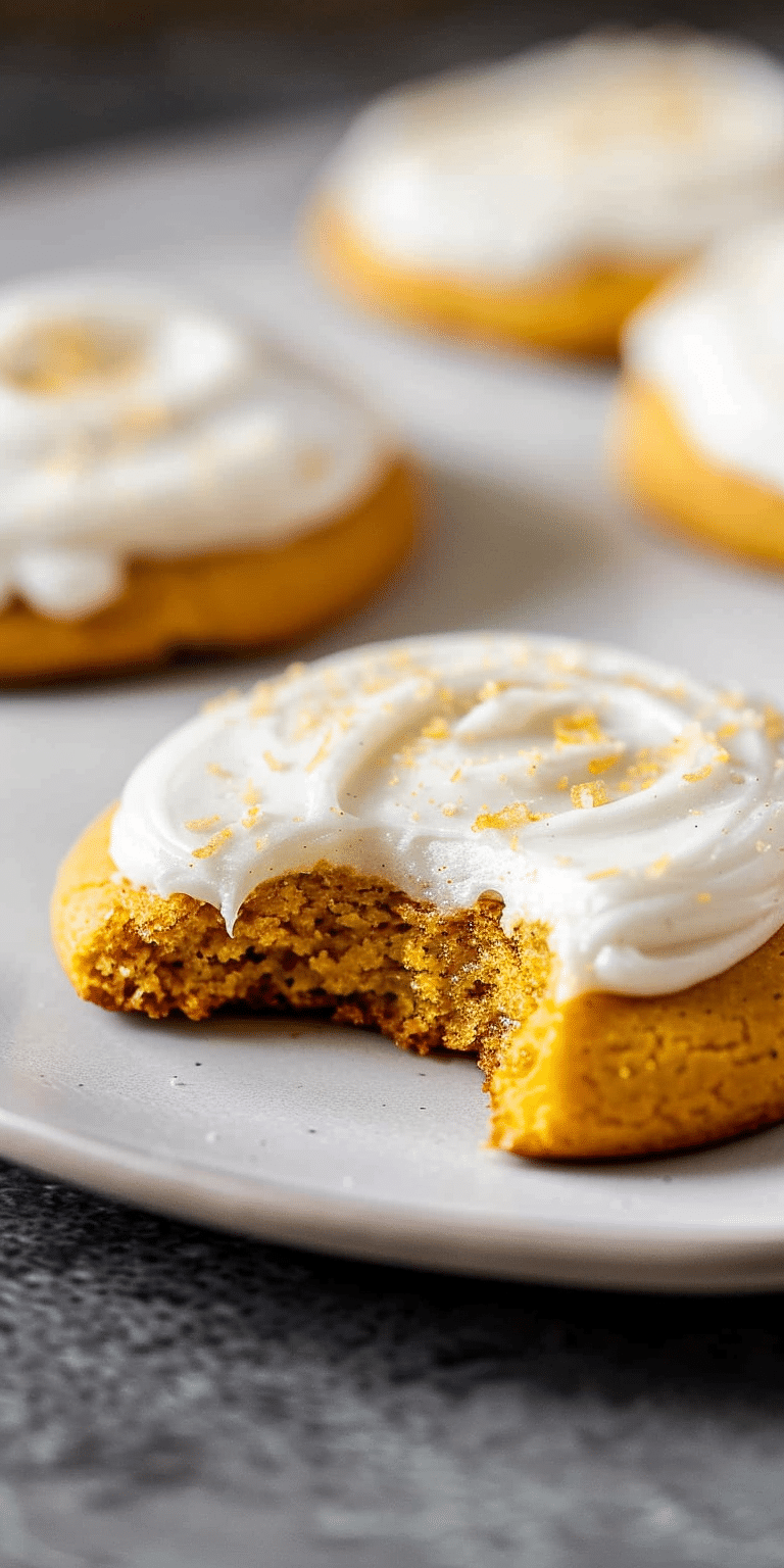 Frosted Pumpkin Cookies [25 Minutes] – Chasety