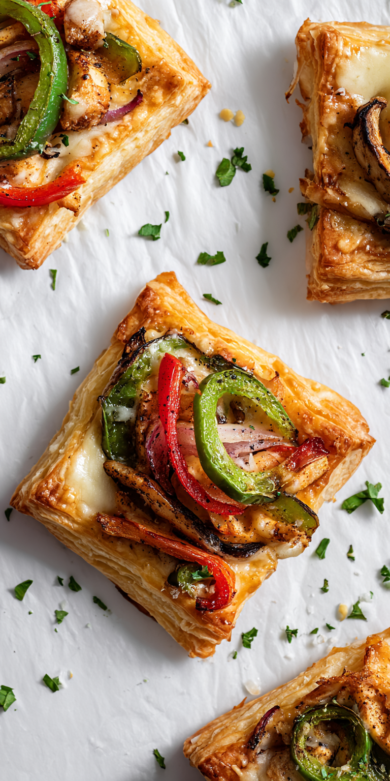 Chicken Fajita Puff Pastry - Chasety